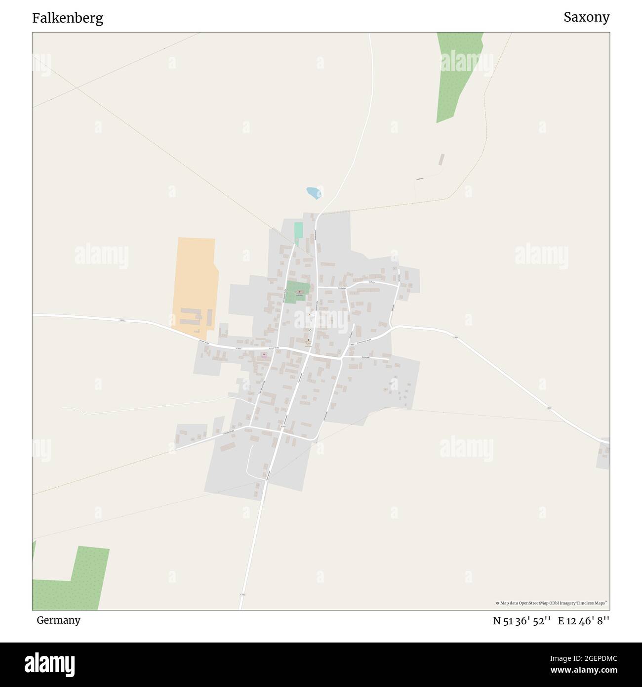 Map of falkenberg Cut Out Stock Images & Pictures - Alamy