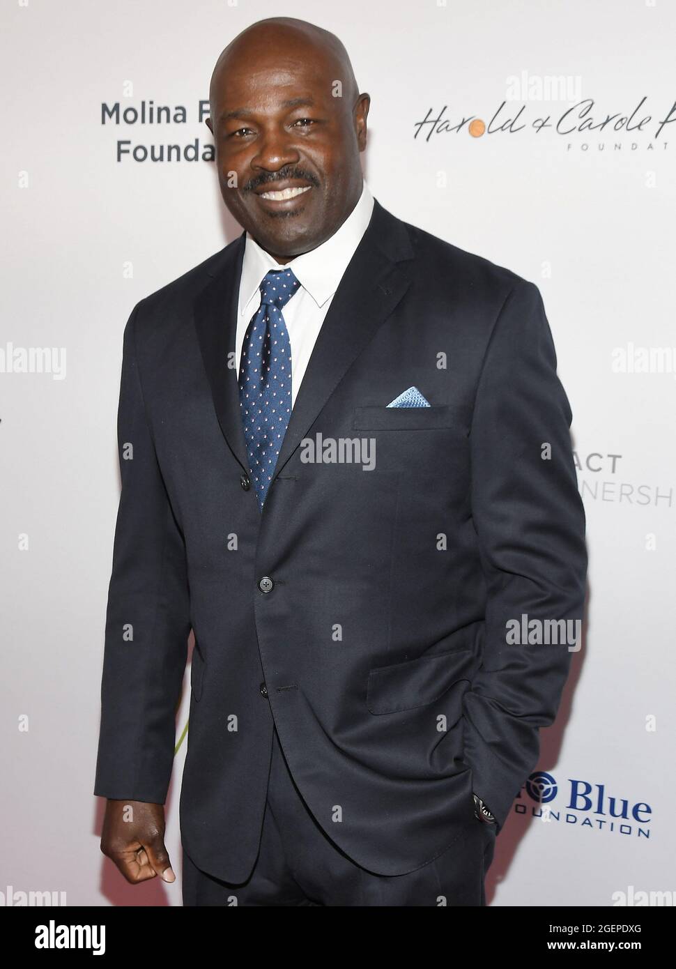 Los Angeles, USA. 20th Aug, 2021. Christian Okoye arrives at the 21st ...