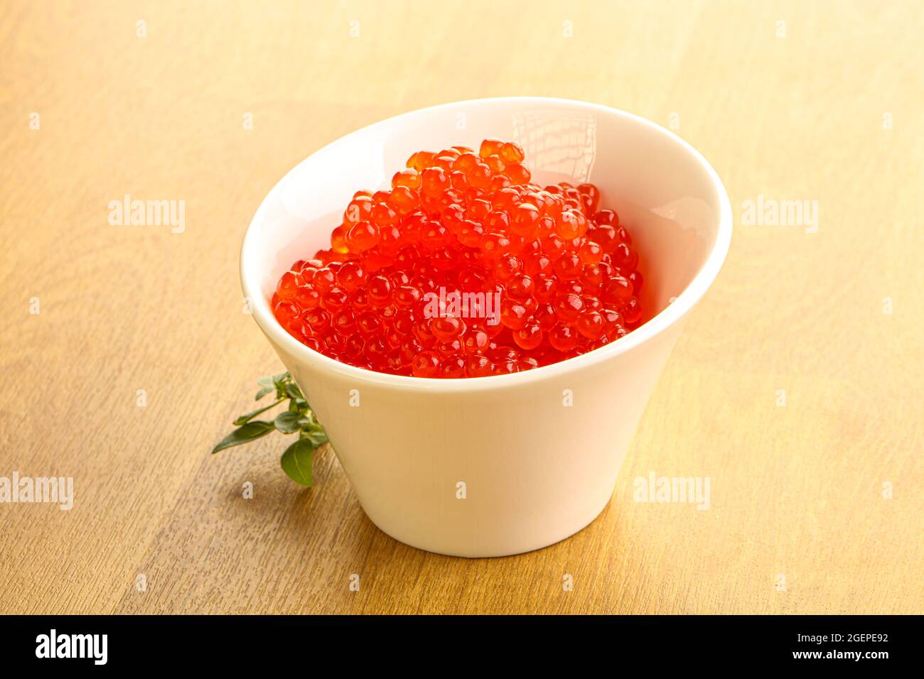 Russian Red caviar in the bowl Stock Photo - Alamy