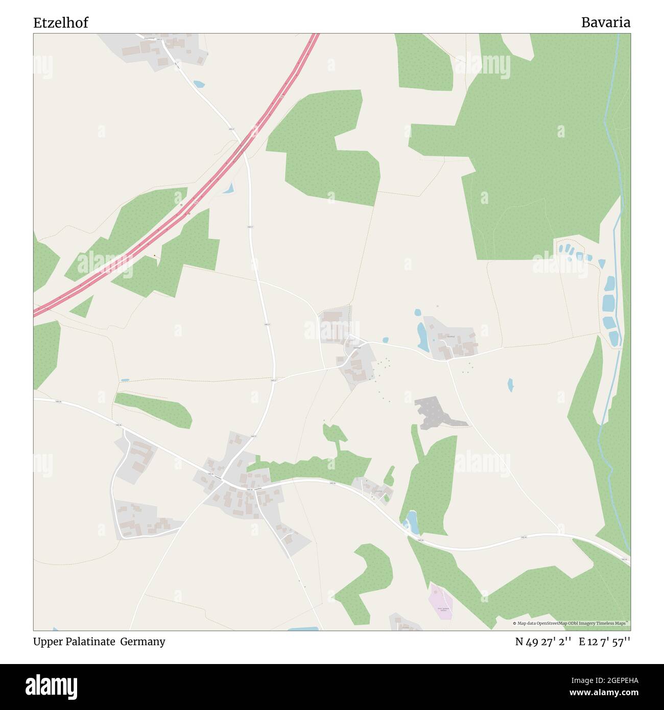 Etzelhof, Upper Palatinate, Germany, Bavaria, N 49 27' 2'', E 12 7' 57 ...
