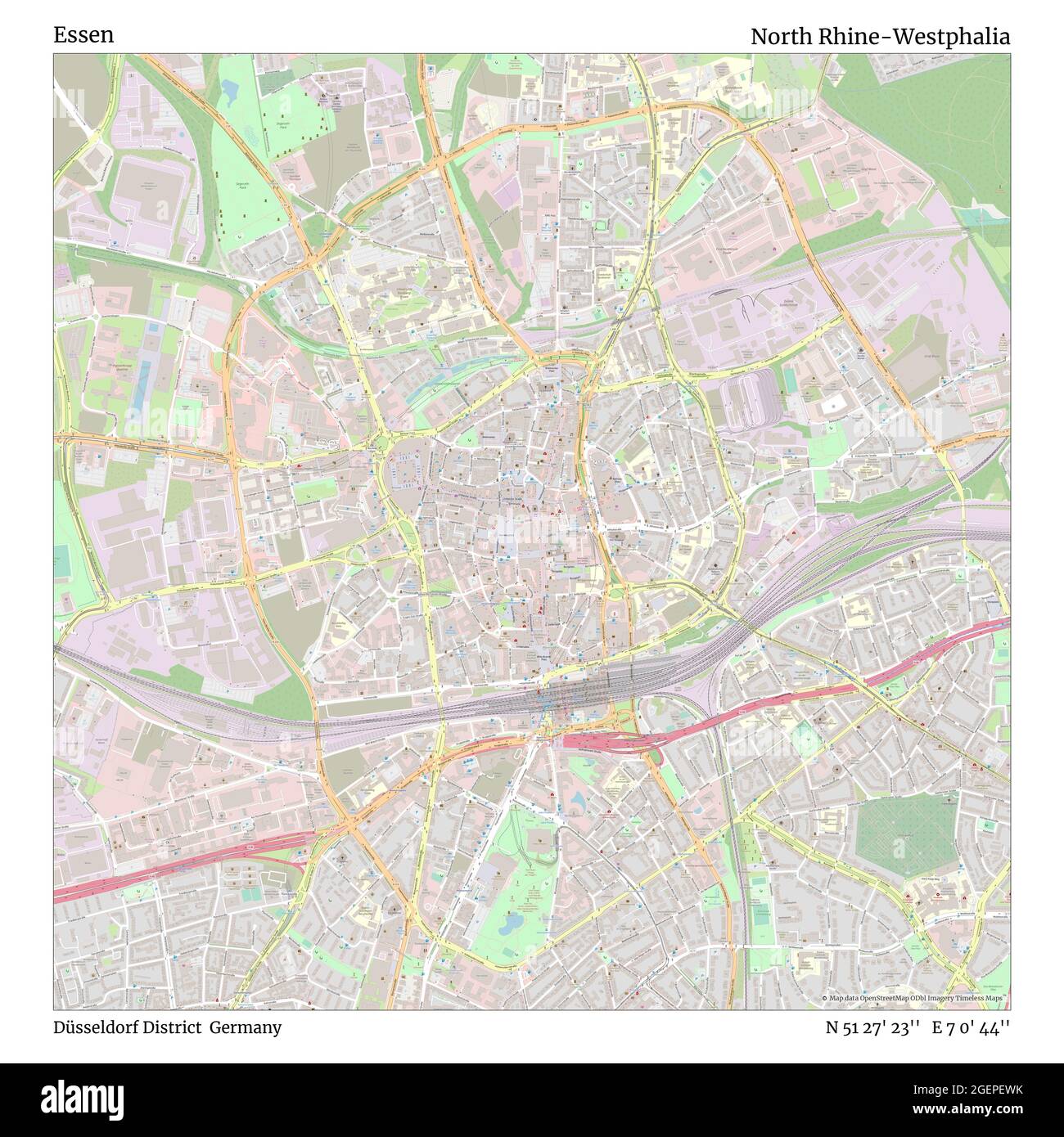 Essen Germany Map High Resolution Stock Photography and Images - Alamy