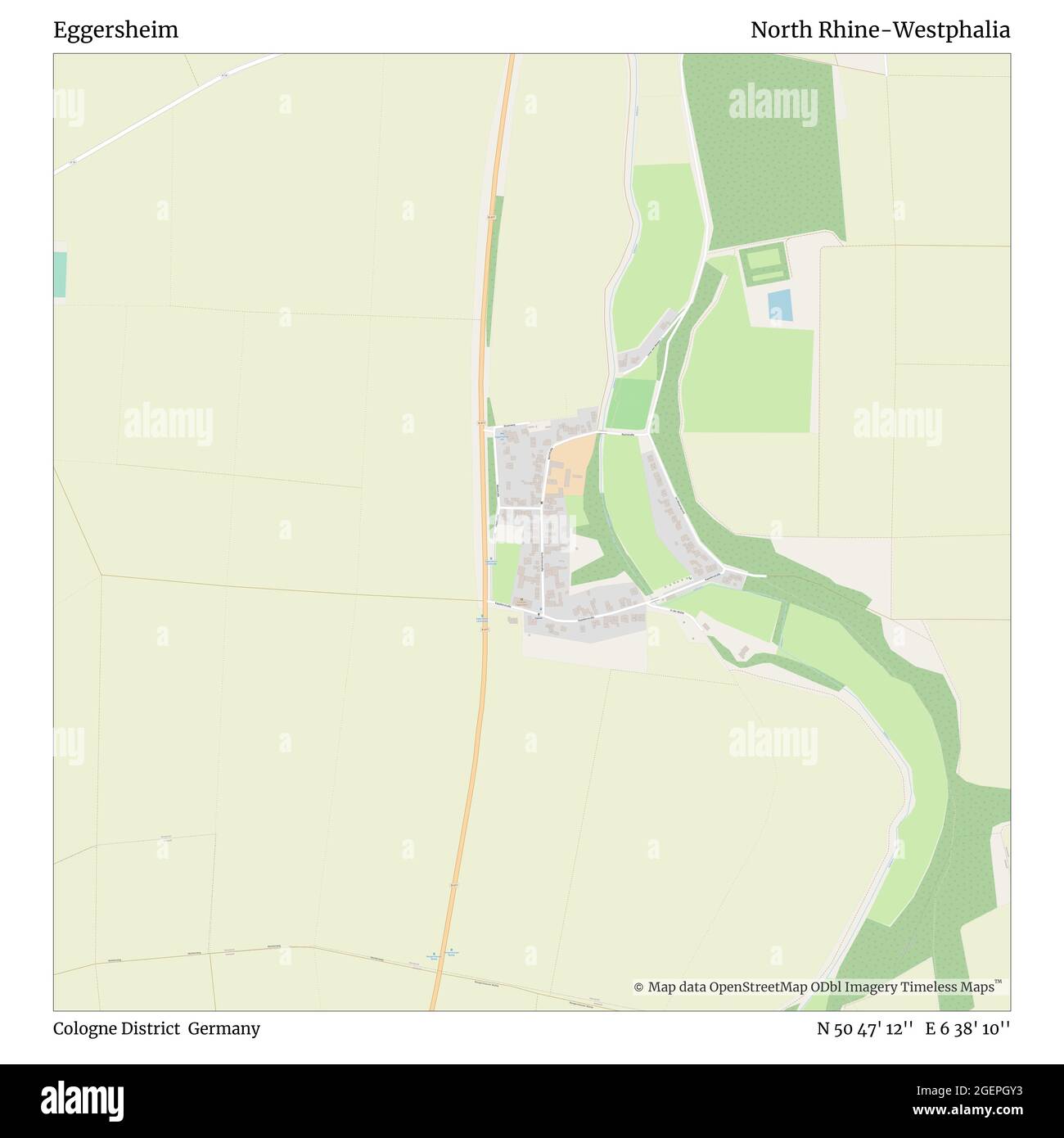 Eggersheim, Cologne District, Germany, North Rhine-Westphalia, N 50 47 ...