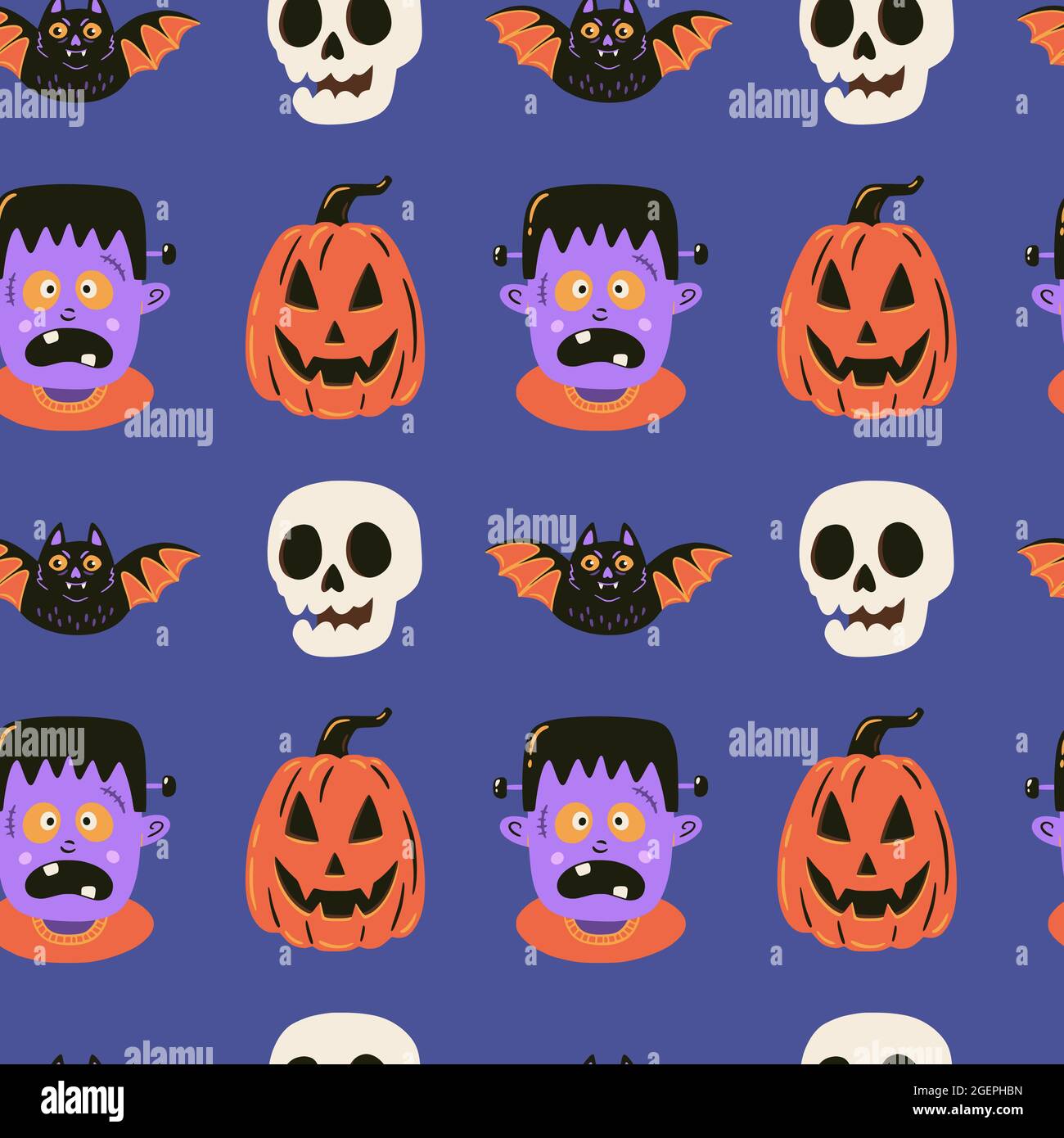 Cute Halloween Monster Backgrounds