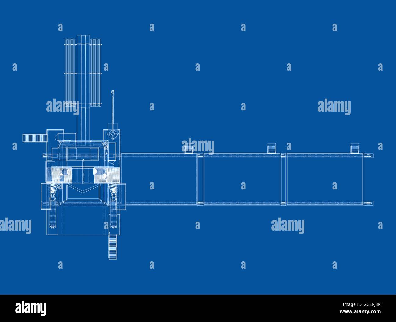 Oil rig. Orthography vector Stock Vector Image & Art - Alamy