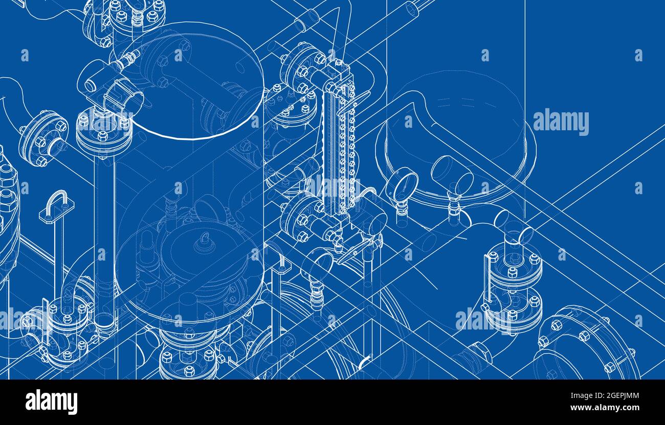 Valves and other industrial equipment. Vector Stock Vector Image & Art ...