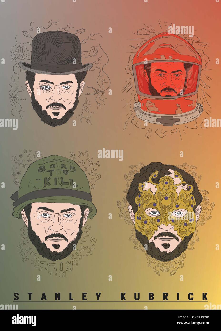 Stanley Kubrick was an American film director. I use the character ...