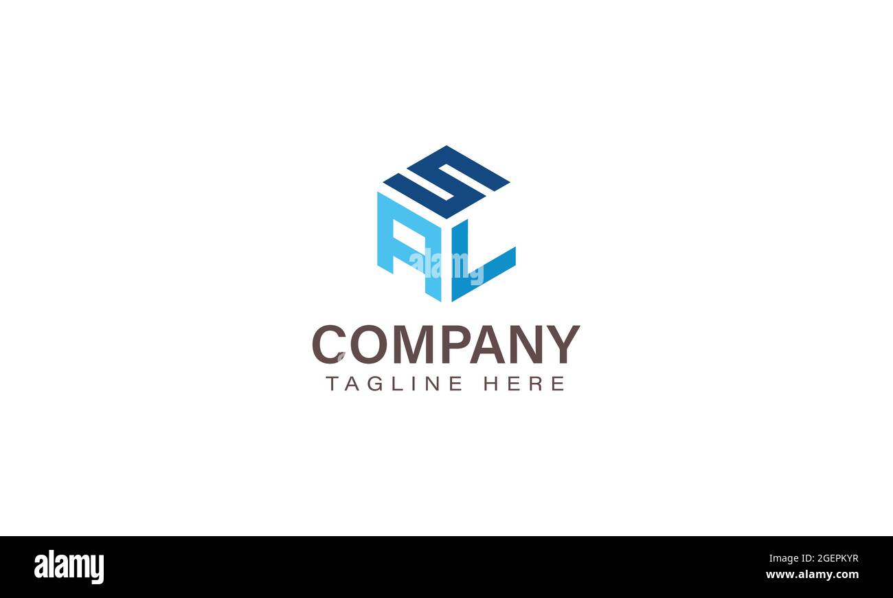 Letter SAL Logo, Three Letter Logo, Alphabet S A L Hexagon Shape Vector ...