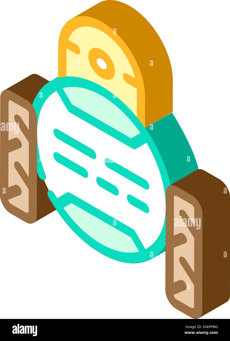 child robot isometric icon vector illustration Stock Vector Image & Art ...