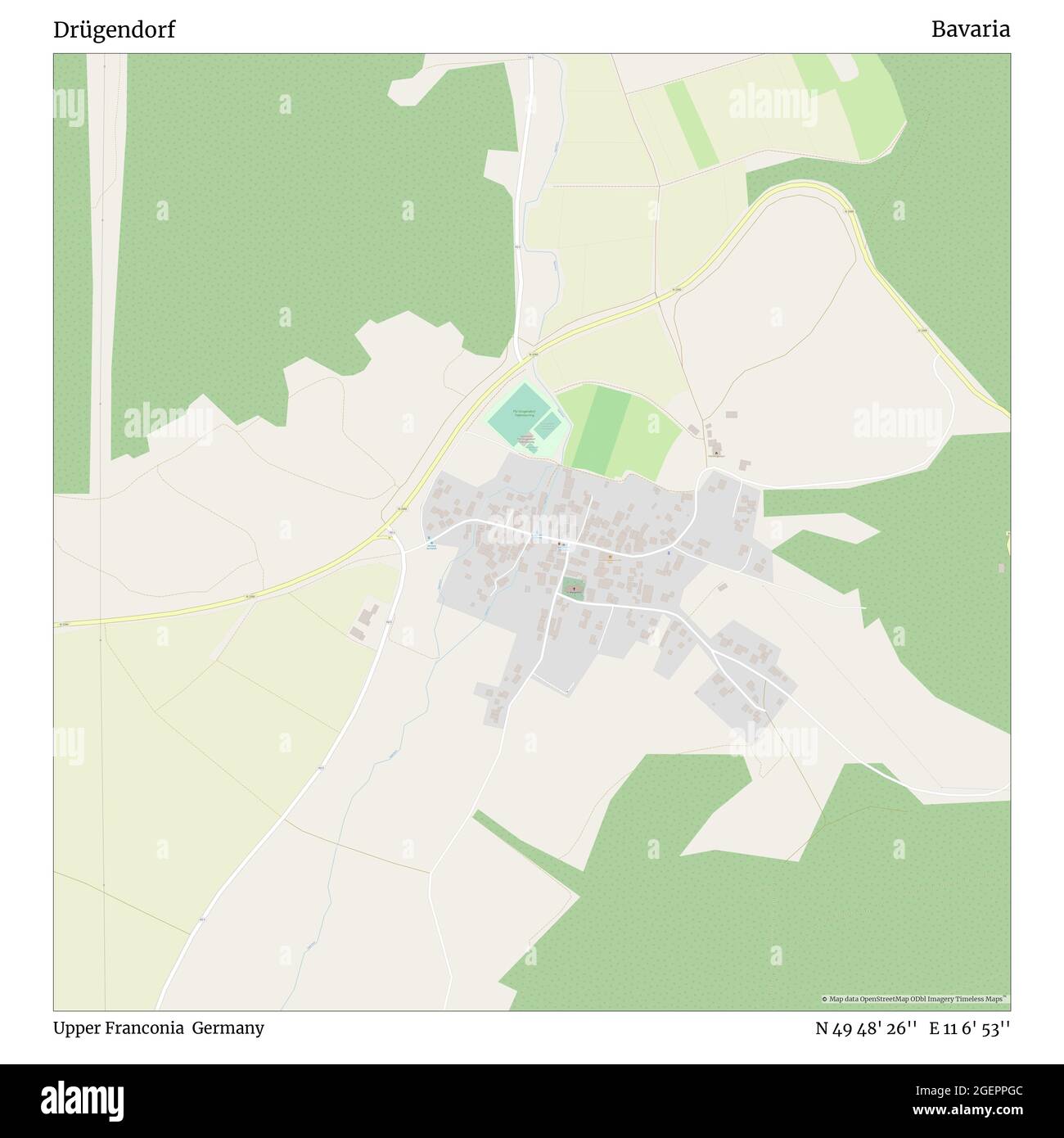 Drügendorf, Upper Franconia, Germany, Bavaria, N 49 48' 26'', E 11 6 ...