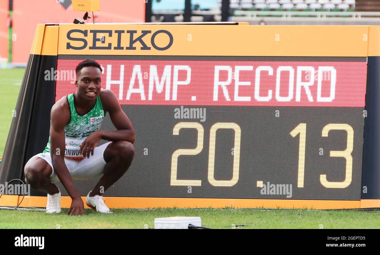 Nairobi, Kenya. 20th Aug, 2021. Udodi Chudi Onwuzurike of Nigeria poses ...
