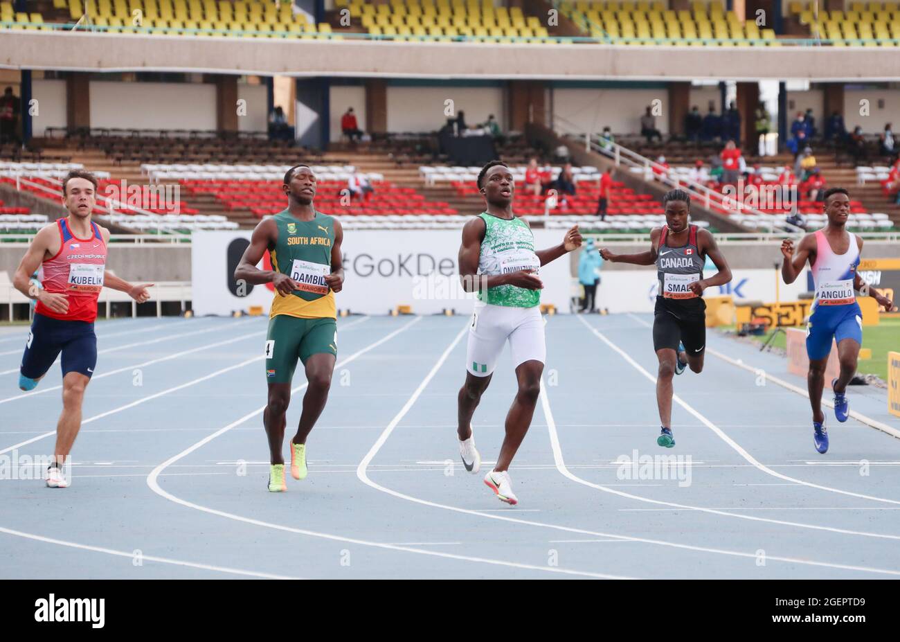 Nigeria 200m mens hi-res stock photography and images - Alamy