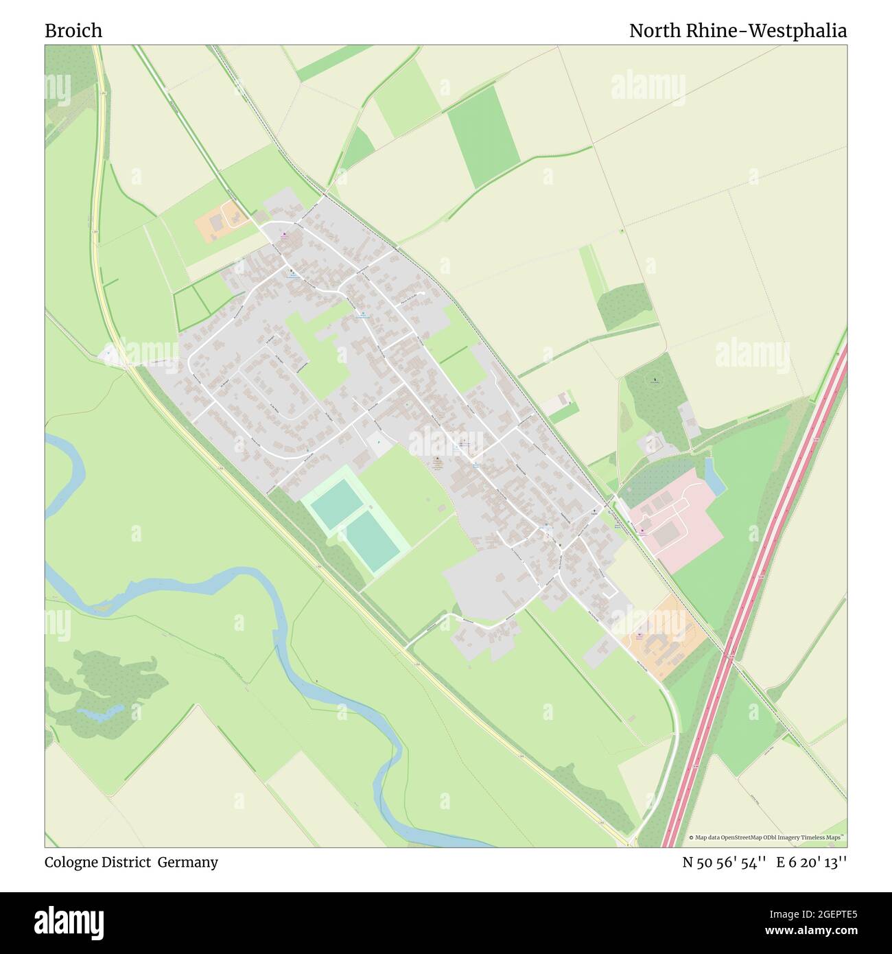 Broich, Cologne District, Germany, North Rhine-Westphalia, N 50 56' 54 ...