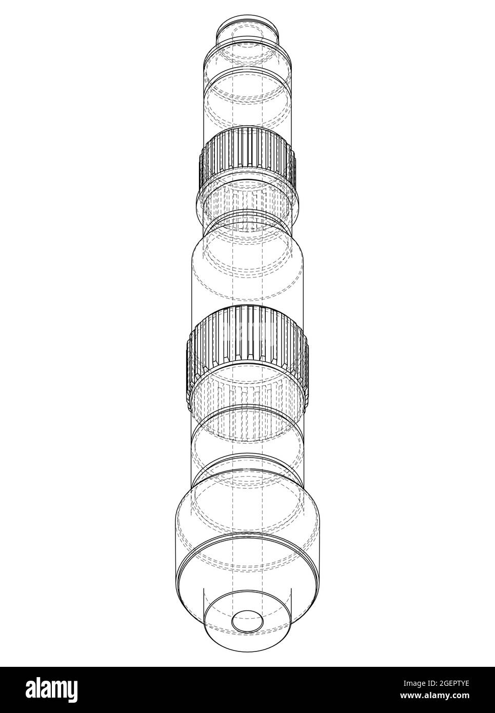 Shaft with gear wheel. Vector Stock Vector Image & Art - Alamy