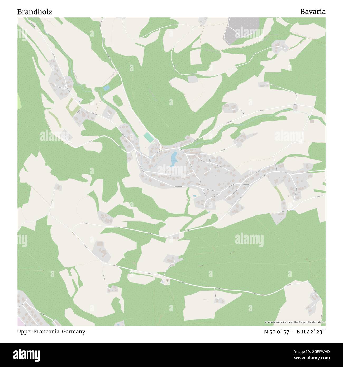 Brandholz, Upper Franconia, Germany, Bavaria, N 50 0' 57'', E 11 42' 23 ...