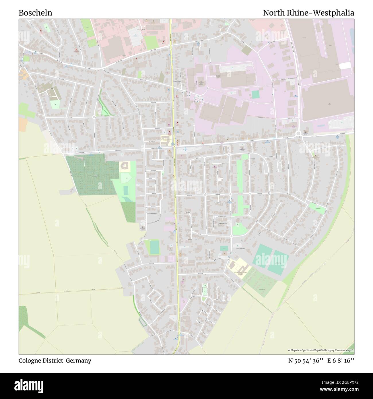 Boscheln, Cologne District, Germany, North Rhine-Westphalia, N 50 54 ...