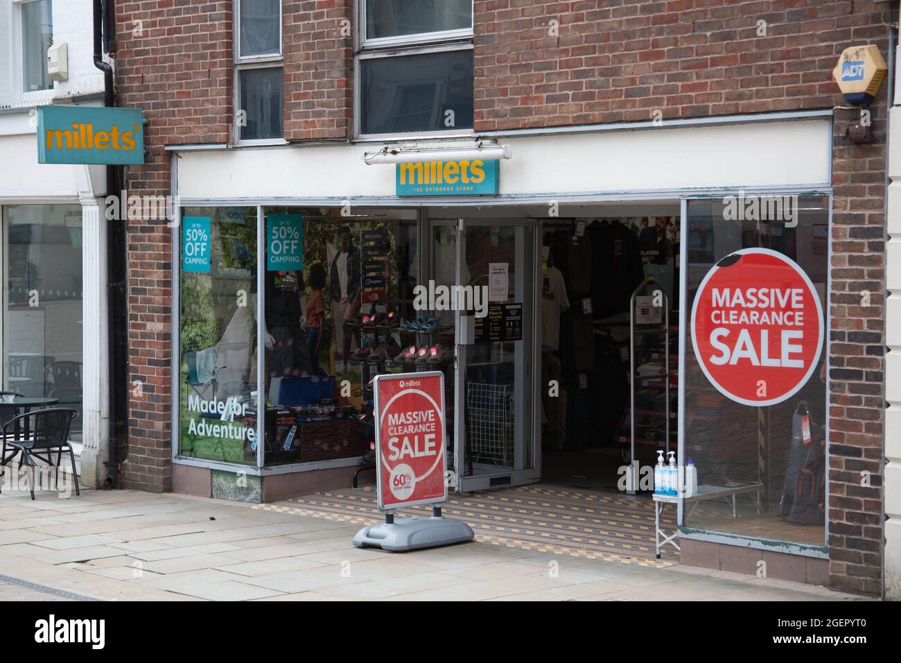 Millets clothing store hi-res stock photography and images - Alamy