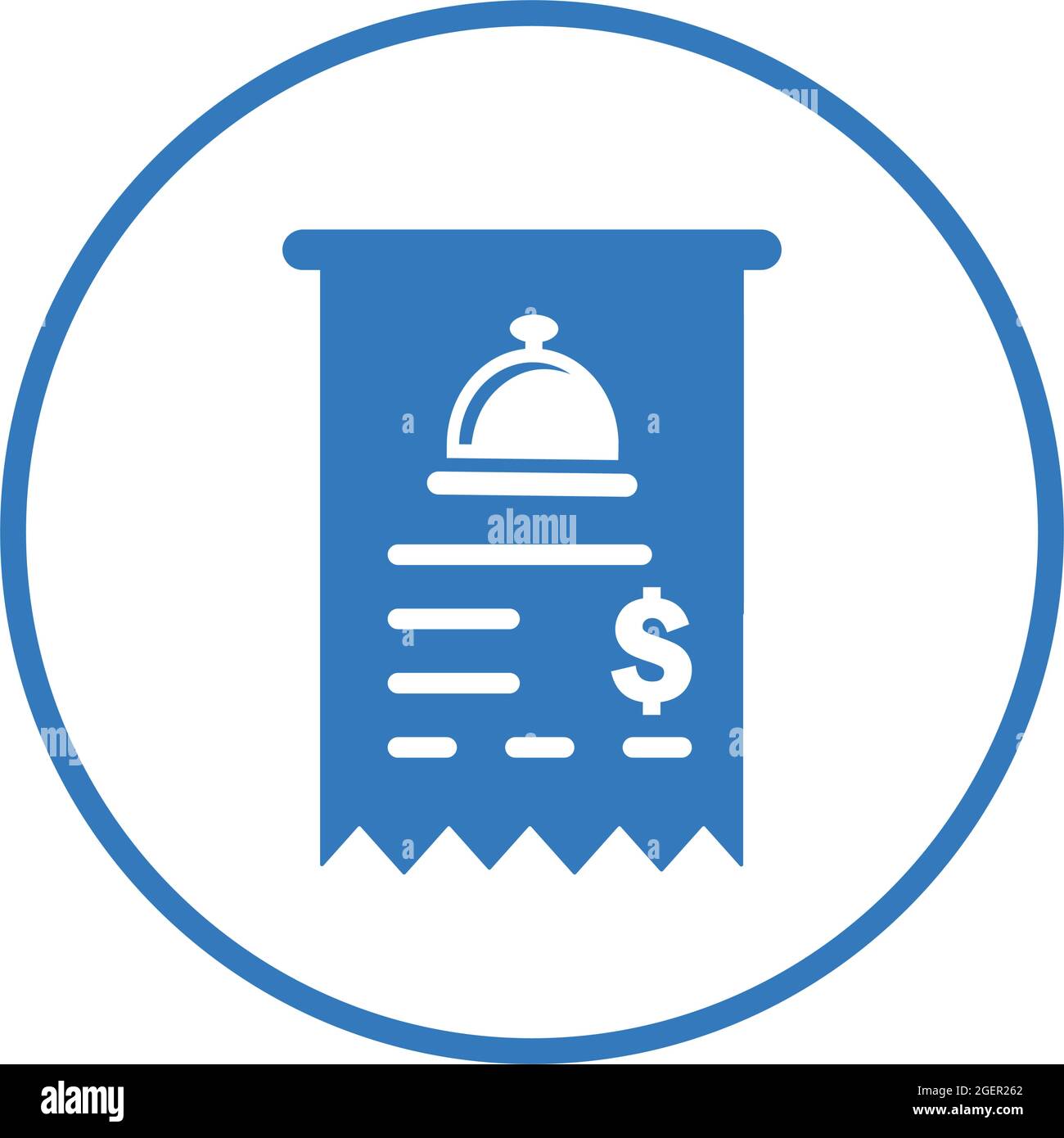 Food bill illustration Stock Vector Images - Alamy