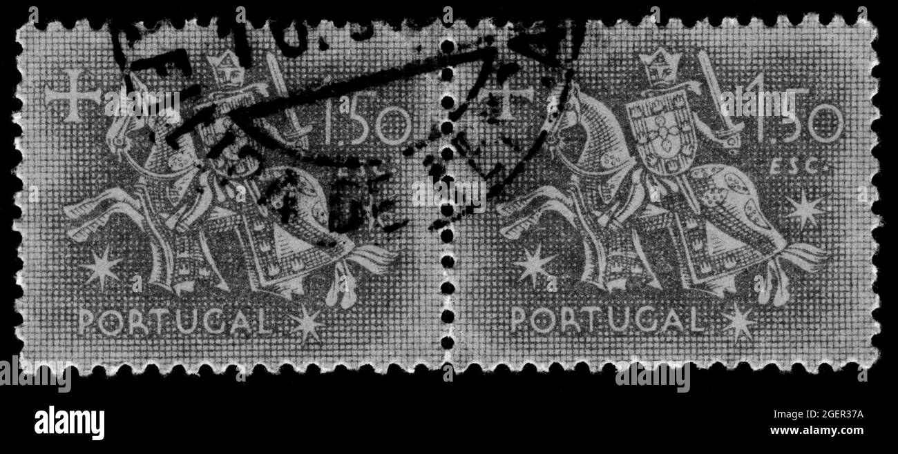 Stamp print in Portugal Stock Photo - Alamy