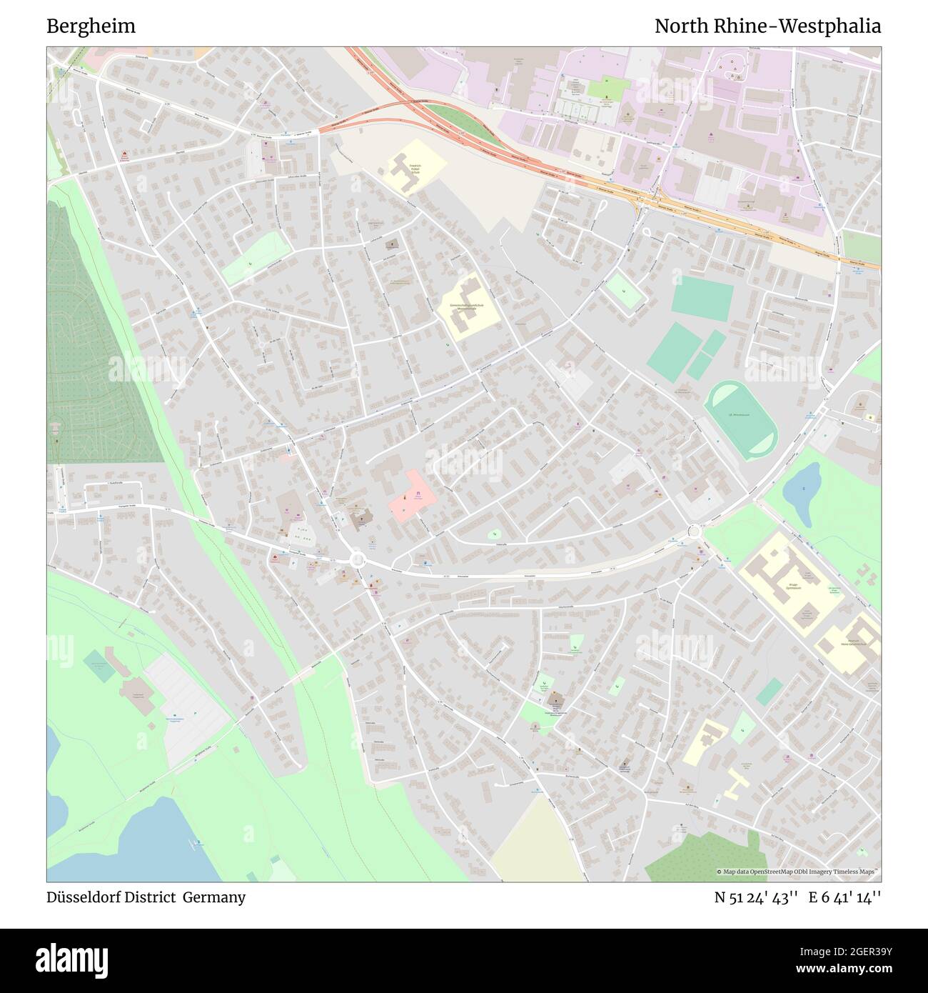 Bergheim, Düsseldorf District, Germany, North Rhine-Westphalia, N 51 24 ...