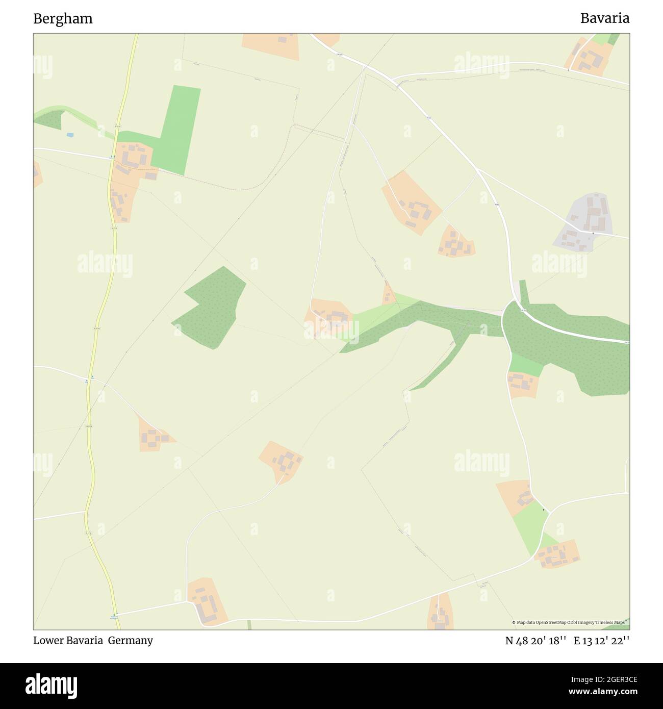 Bergham, Lower Bavaria, Germany, Bavaria, N 48 20' 18'', E 13 12' 22 ...