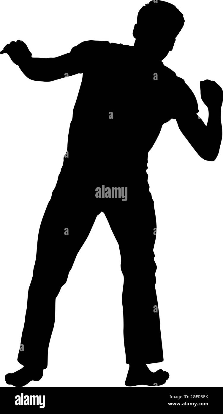 Martial arts instructor Black and White Stock Photos & Images - Alamy