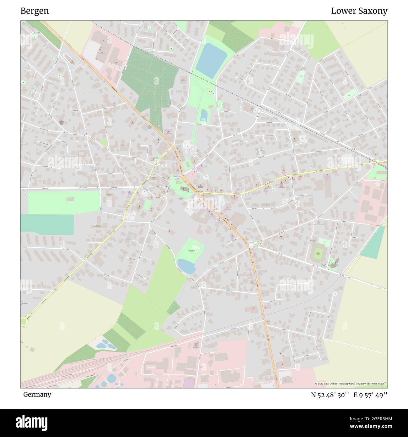 Bergen map Cut Out Stock Images & Pictures - Alamy