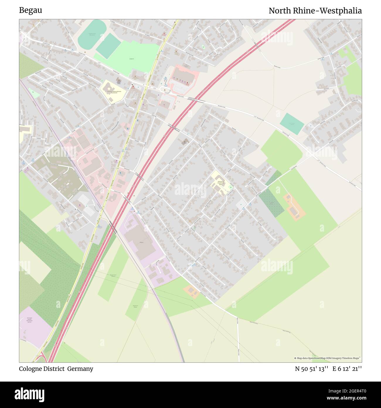 Begau, Cologne District, Germany, North Rhine-Westphalia, N 50 51' 13 ...