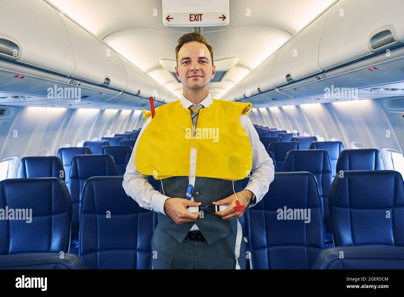 Steward vest hi-res stock photography and images - Alamy