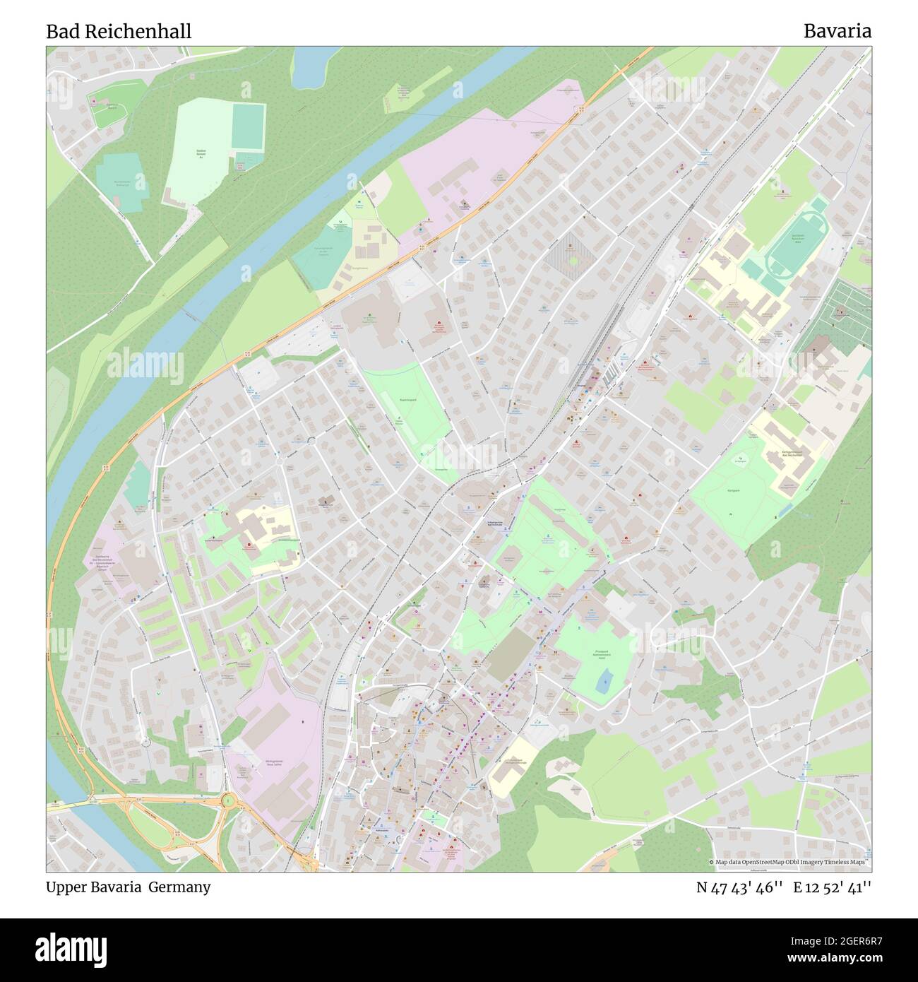 Bad Reichenhall, Upper Bavaria, Germany, Bavaria, N 47 43' 46'', E 12 ...