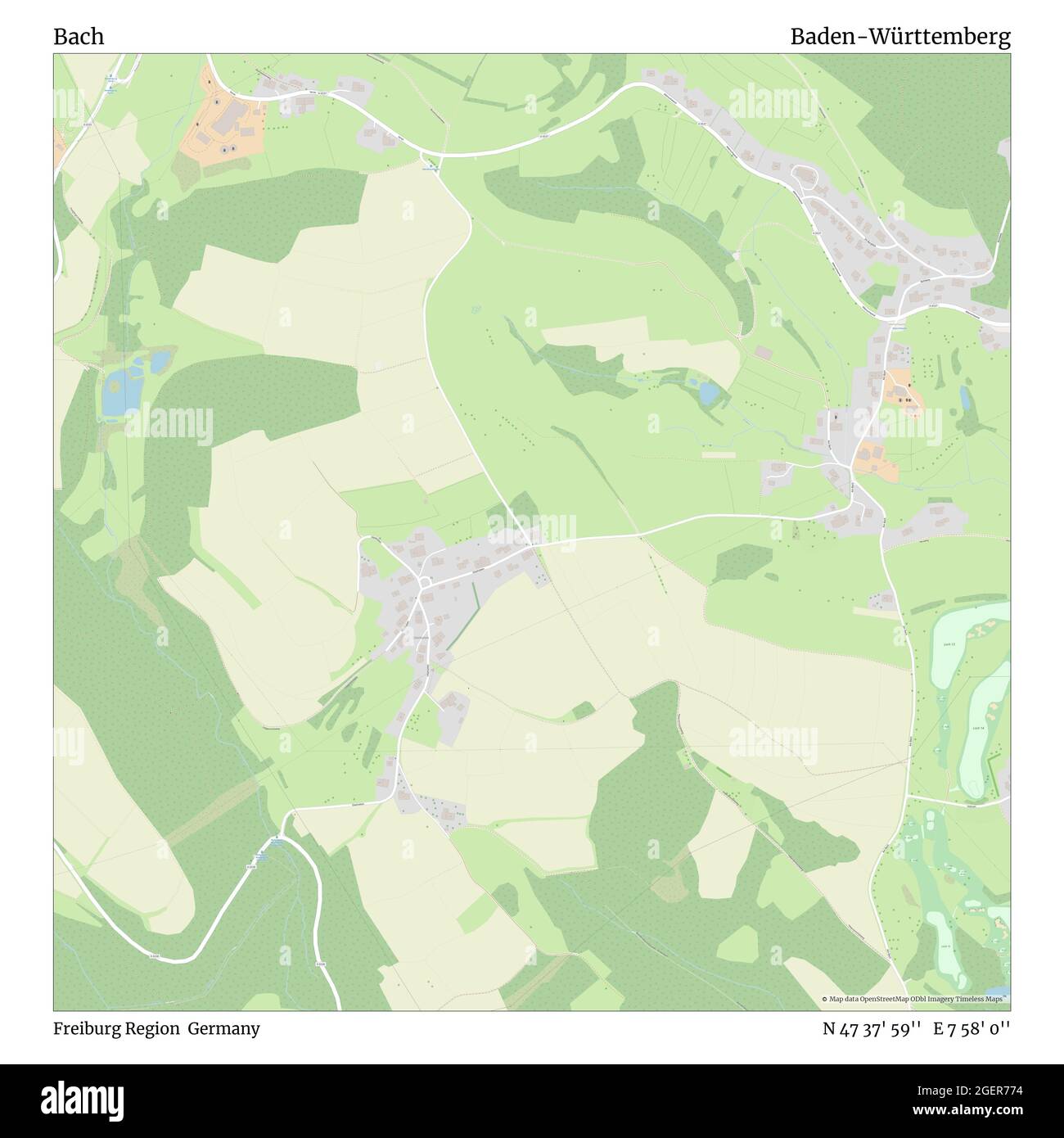 Bach germany map hi-res stock photography and images - Alamy