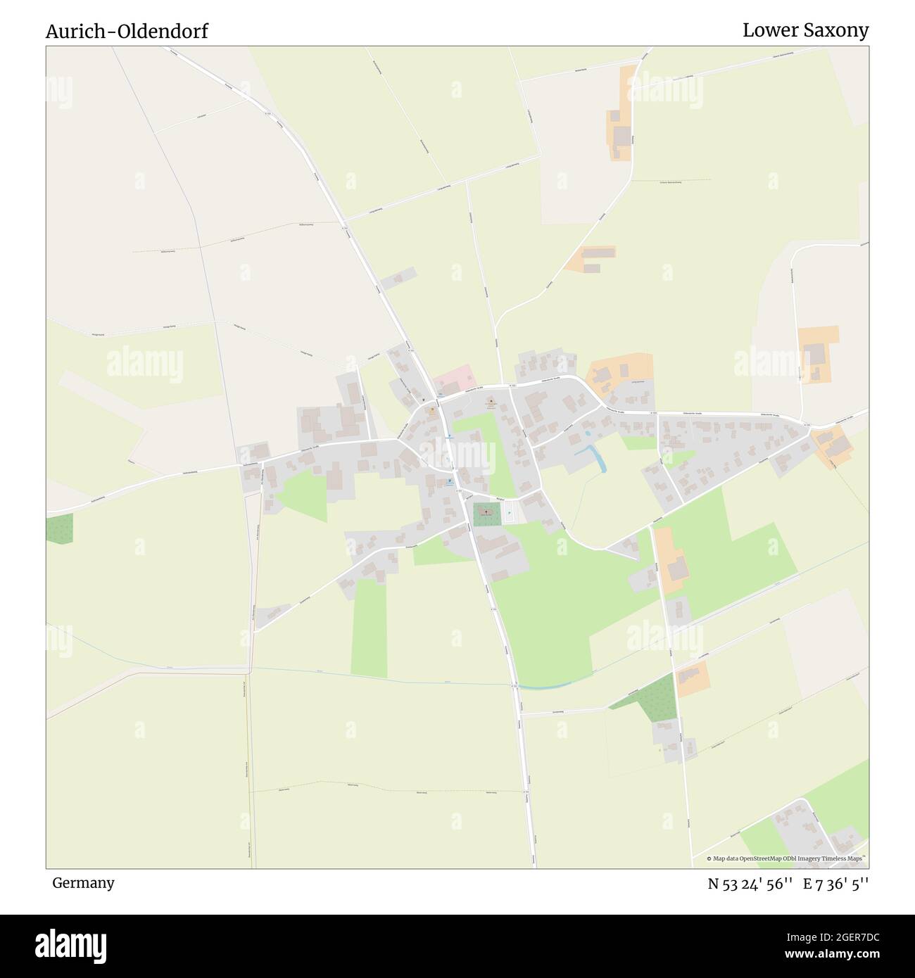 Aurich-Oldendorf, Germany, Lower Saxony, N 53 24' 56'', E 7 36' 5 ...