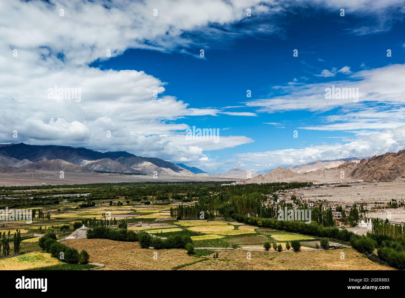 View of Indus valley in Ladakh, India Stock Photo - Alamy