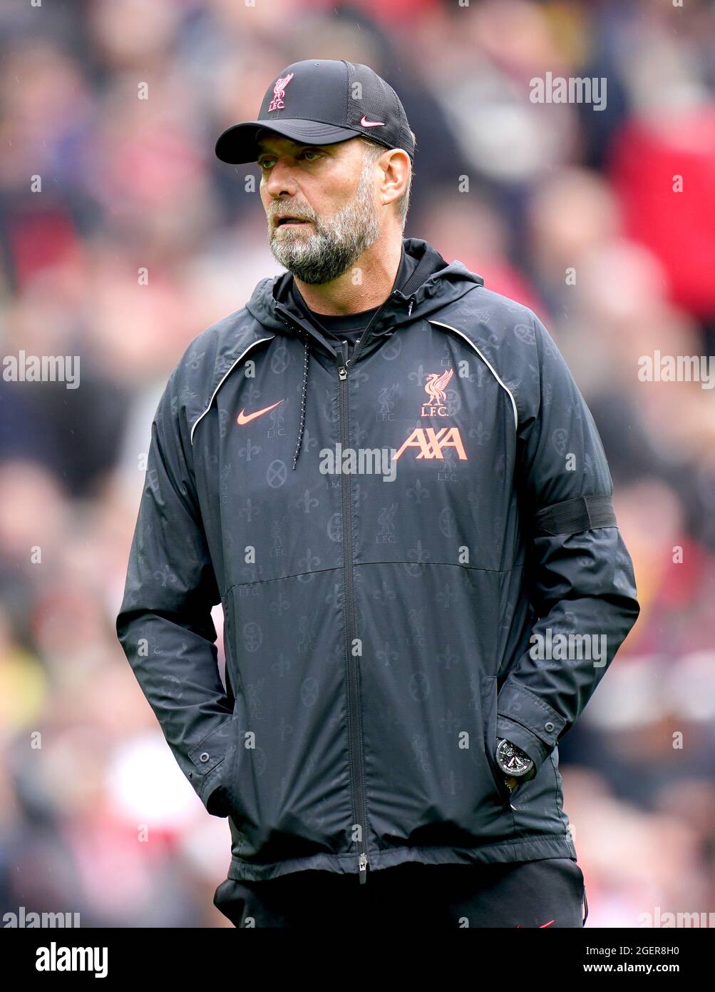 Liverpool manager jurgen klopp ahead premier league match anfield hi ...