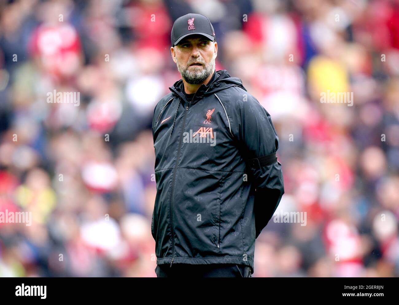 Liverpool manager jurgen klopp ahead premier league match anfield hi ...