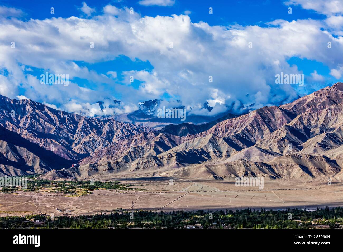 View of Indus valley in Ladakh, India Stock Photo - Alamy