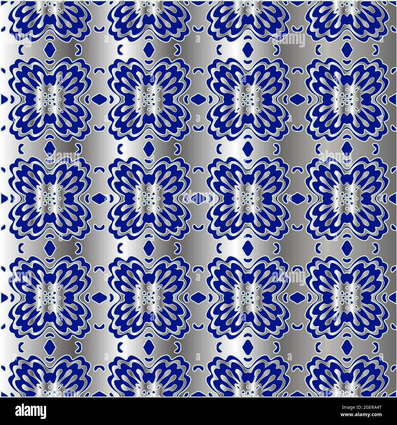 metal pattern on a blue background Stock Vector Image & Art - Alamy