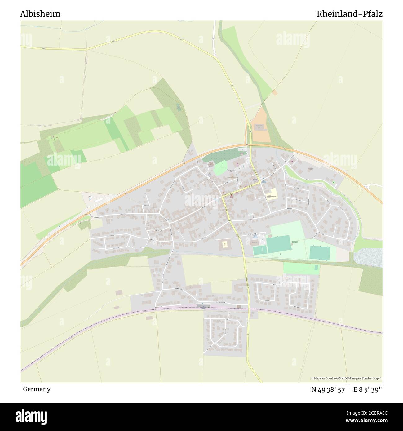 Albisheim, Germany, Rheinland-Pfalz, N 49 38' 57'', E 8 5' 39'', map ...