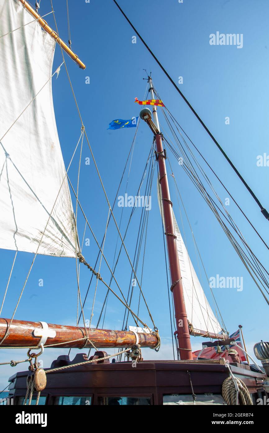 sails on the sea Stock Photo - Alamy