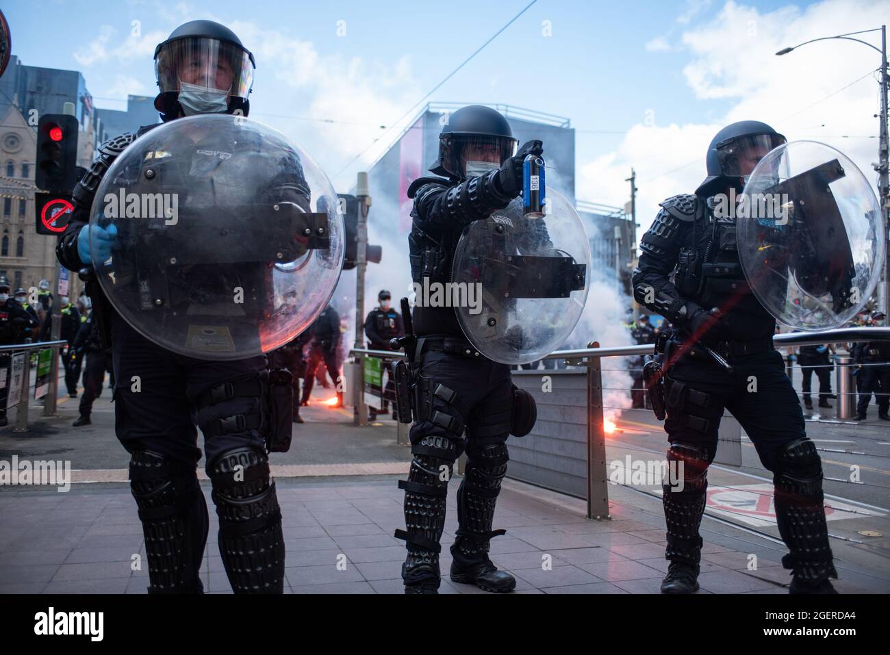 Anti riot shields hi-res stock photography and images - Alamy