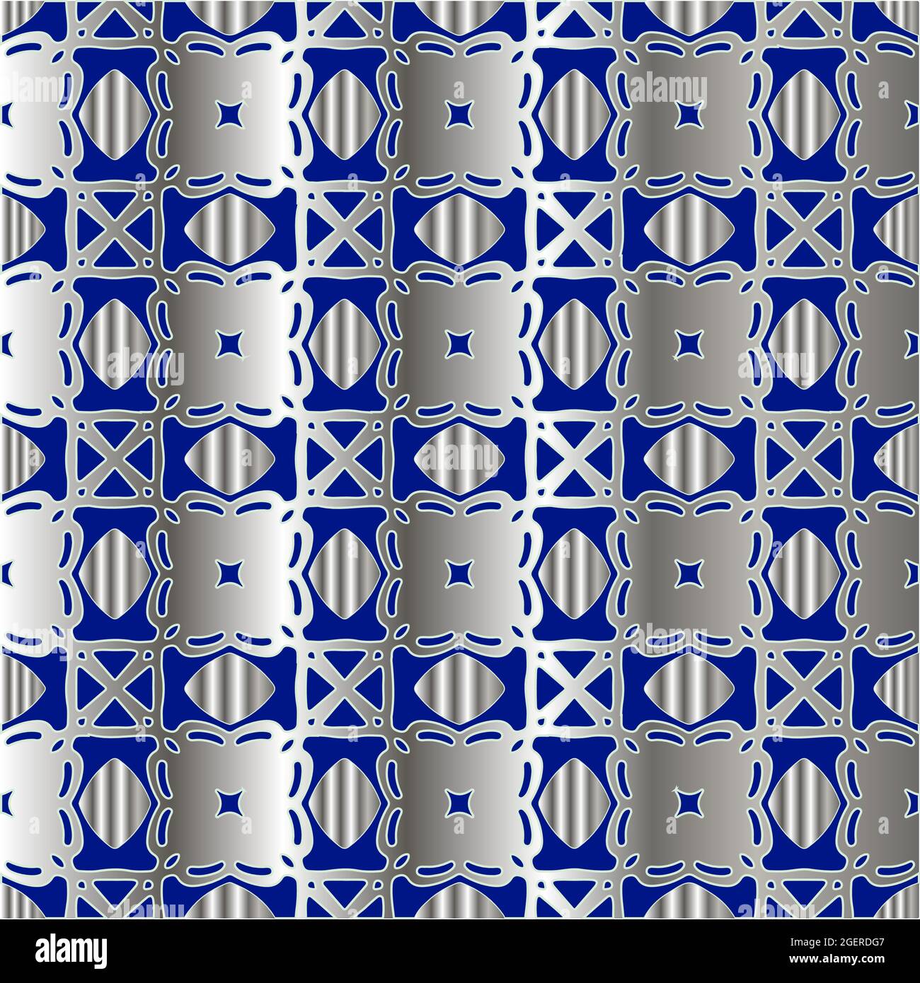 metal pattern on a blue background Stock Vector Image & Art - Alamy