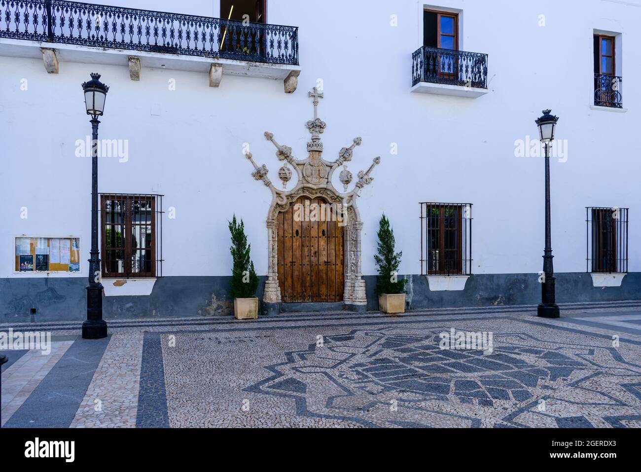 Palacio de los Duques de Cadaval in Olivenza (Badajoz), Spain Stock ...