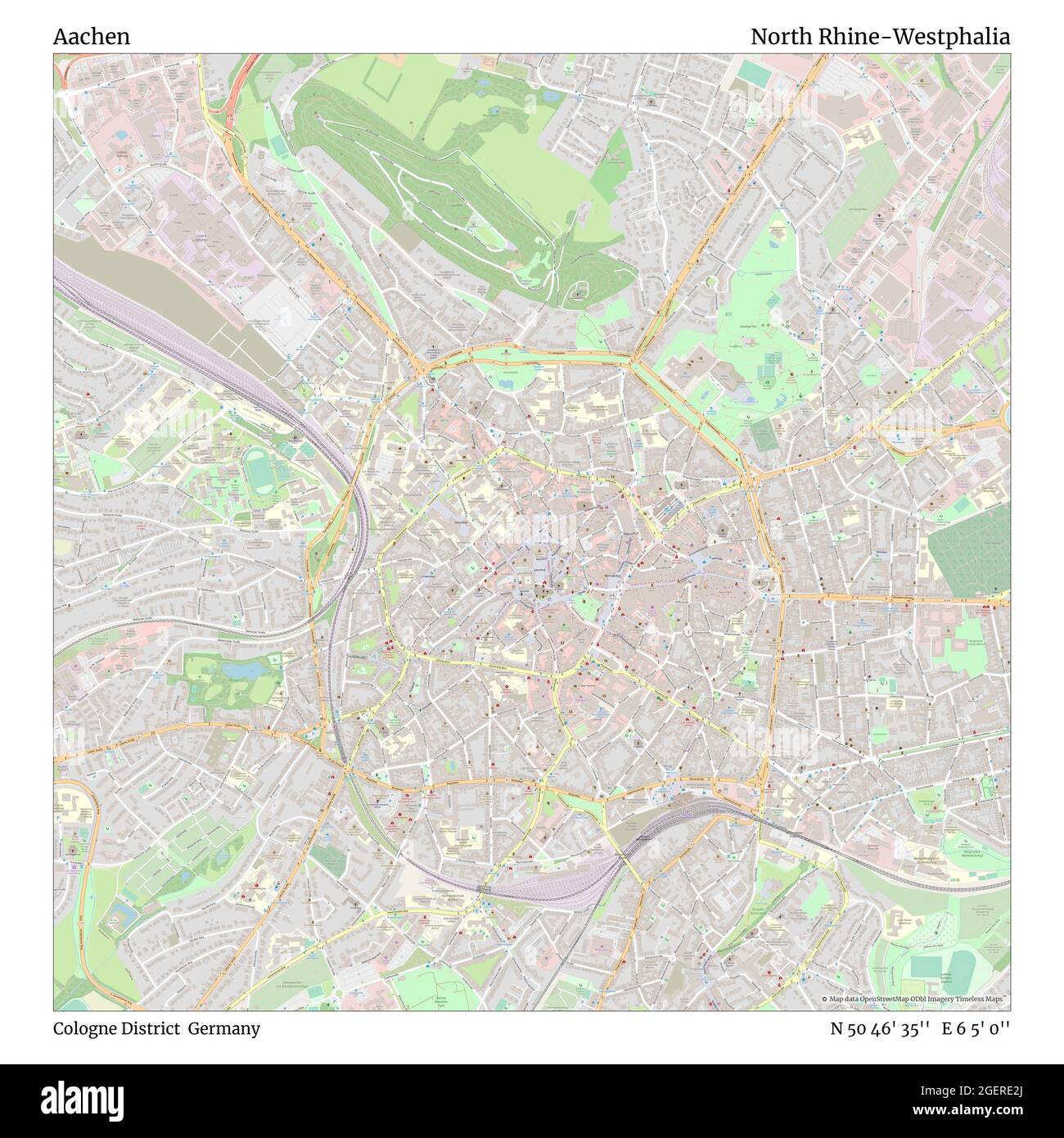 Map of aachen hi-res stock photography and images - Alamy