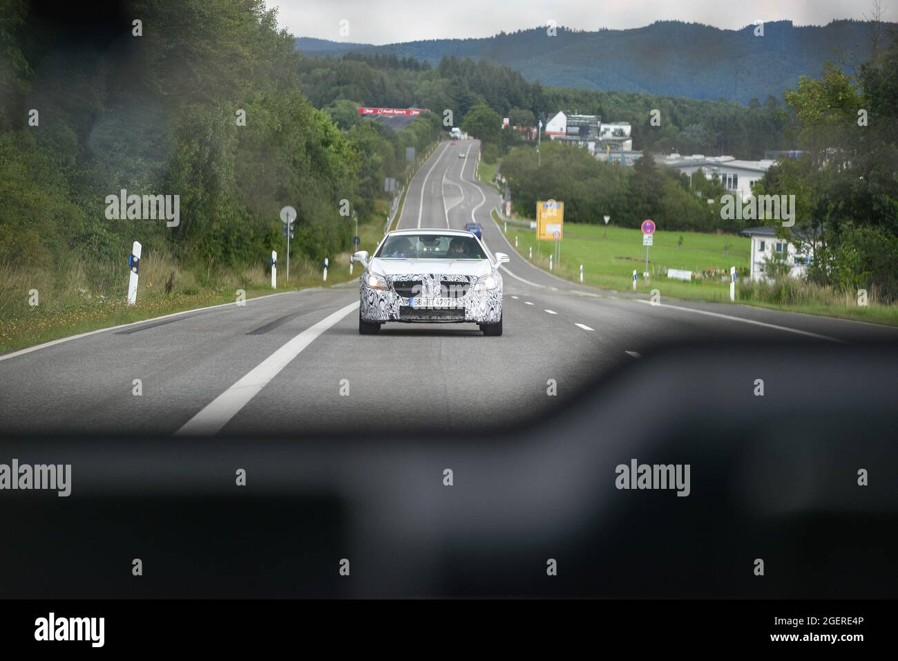 Nurburg, Germany - August 20, 2015. The famous city of Nurburg with the ...