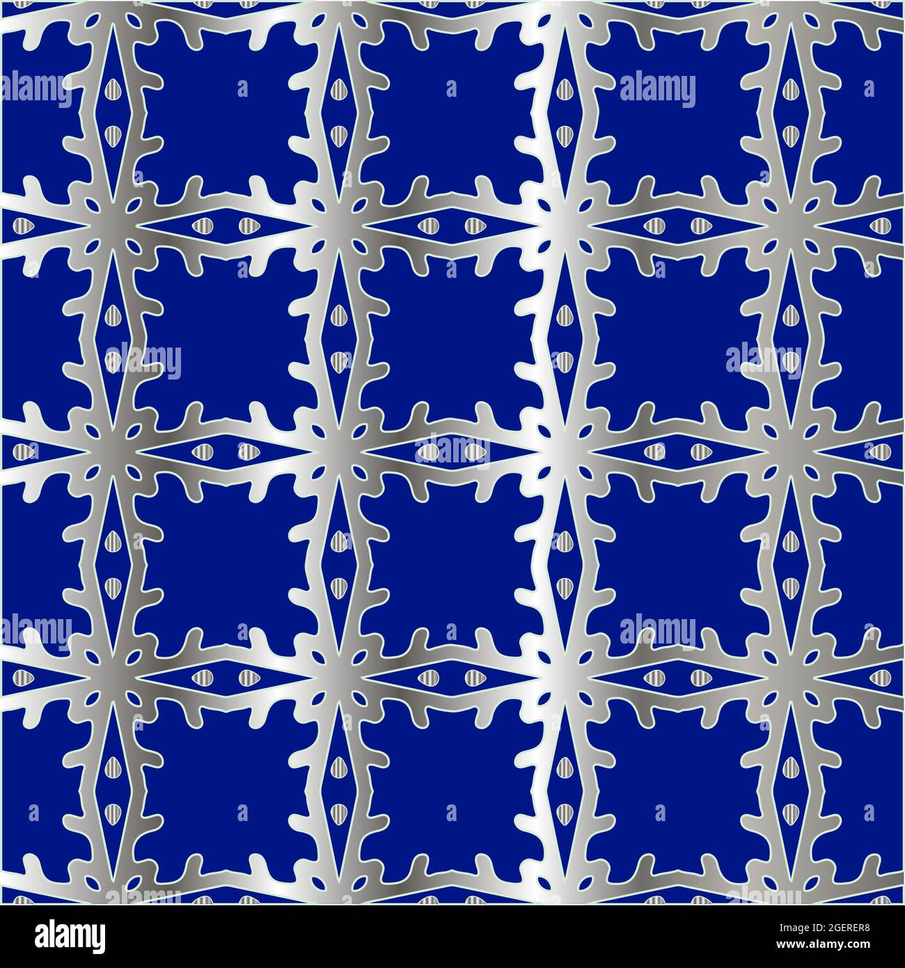 metal pattern on a blue background Stock Vector Image & Art - Alamy