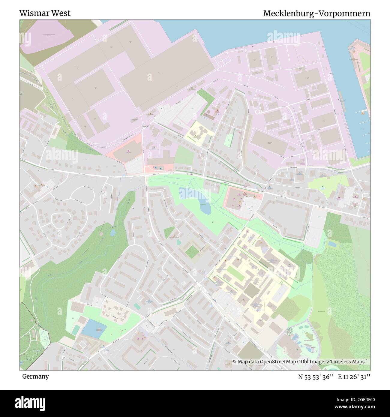 Map of wismar hi-res stock photography and images - Alamy