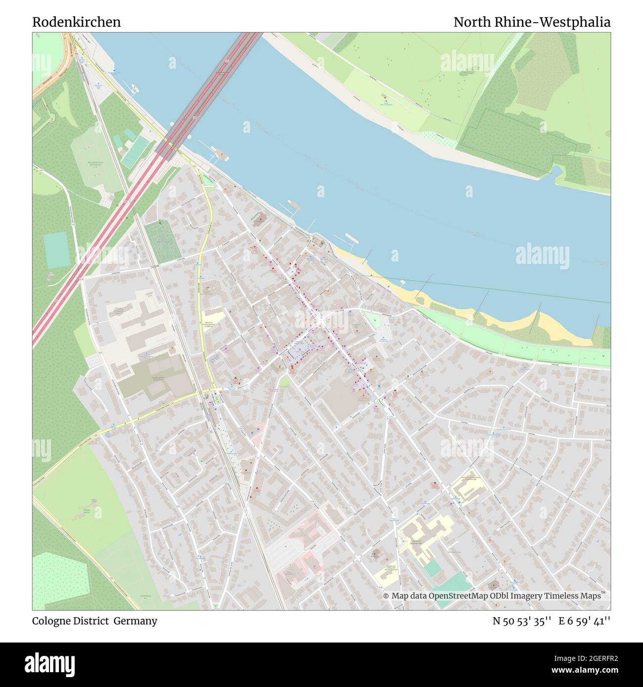 Rodenkirchen, Cologne District, Germany, North Rhine-Westphalia, N 50 ...