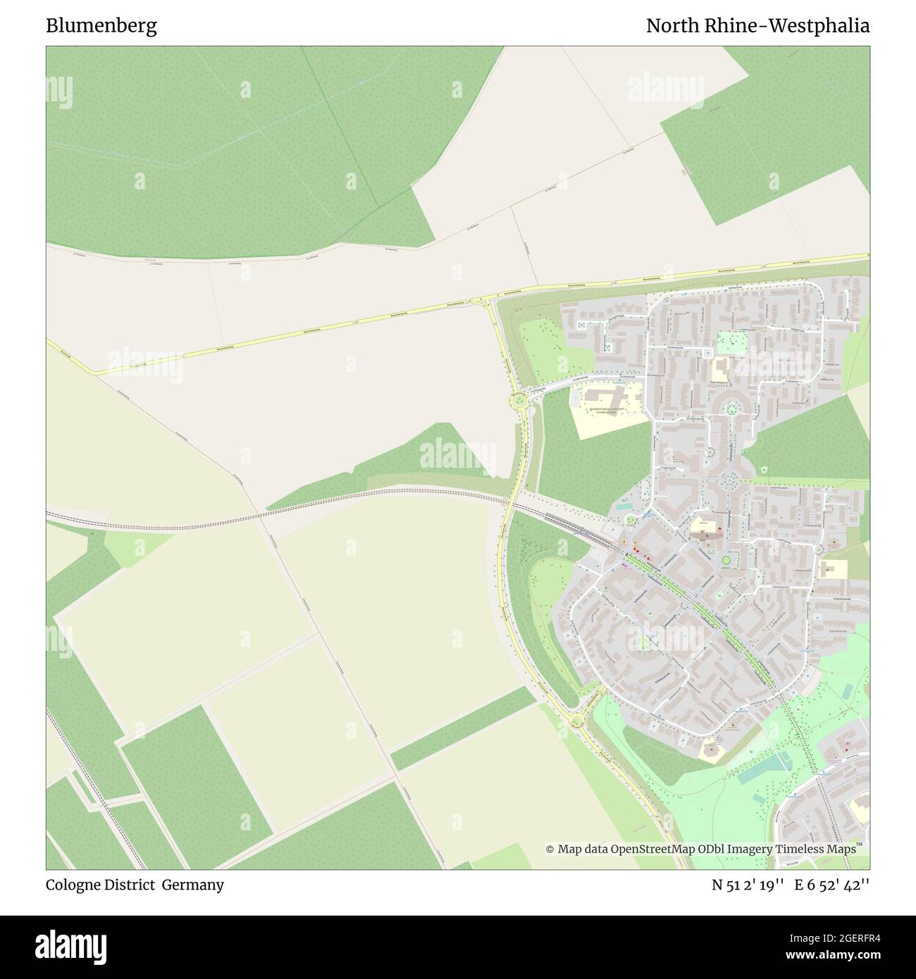 Blumenberg, Cologne District, Germany, North Rhine-Westphalia, N 51 2 ...