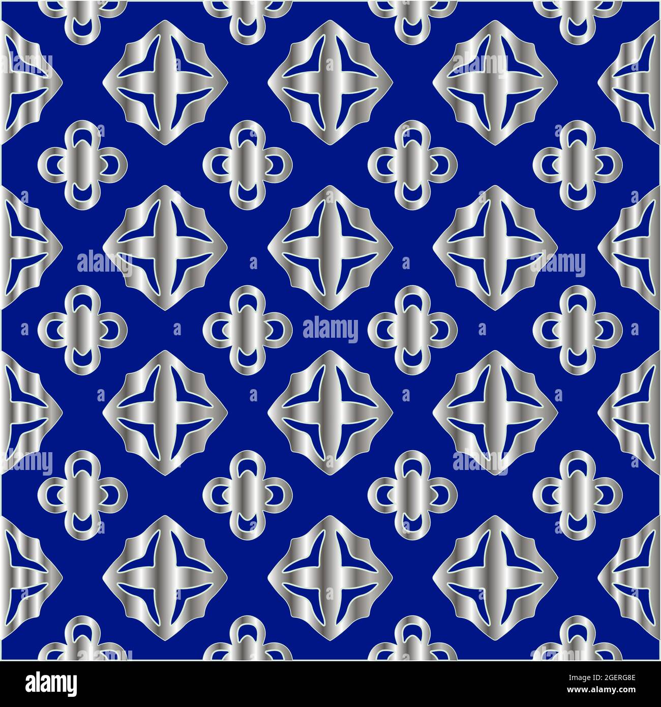 metal pattern on a blue background Stock Vector Image & Art - Alamy