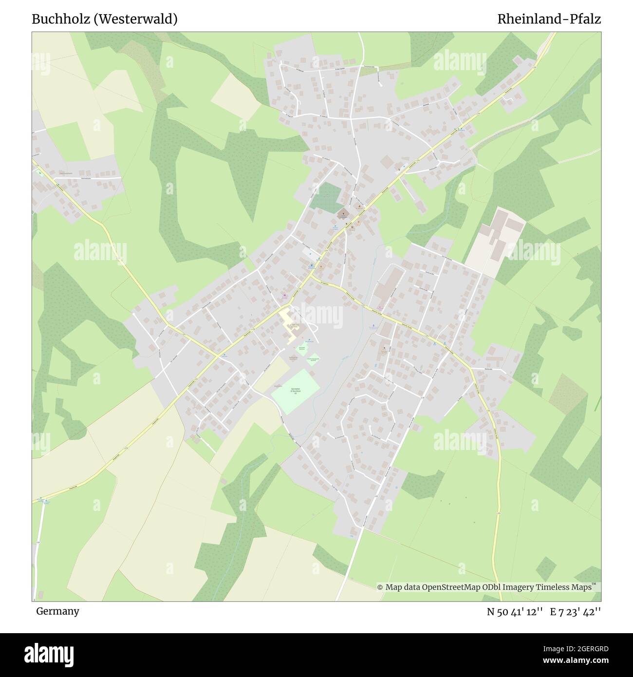 Buchholz (Westerwald), Germany, Rheinland-Pfalz, N 50 41' 12'', E 7 23 ...