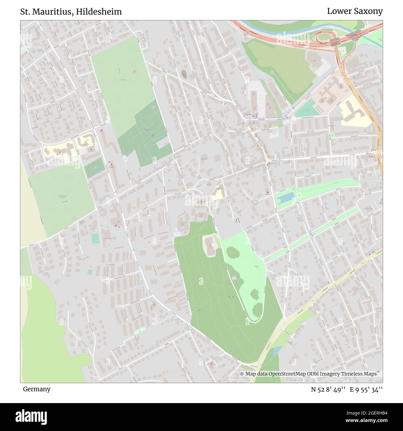 Hildesheim map hi-res stock photography and images - Alamy